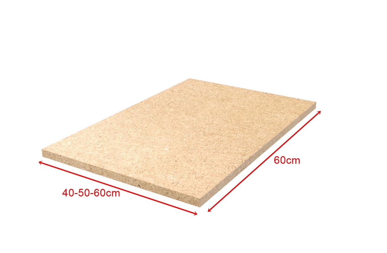 1 Adet Ham Mdf Ahşap Raf - Depo Rafı Hafif Rack Ahşap Rafı